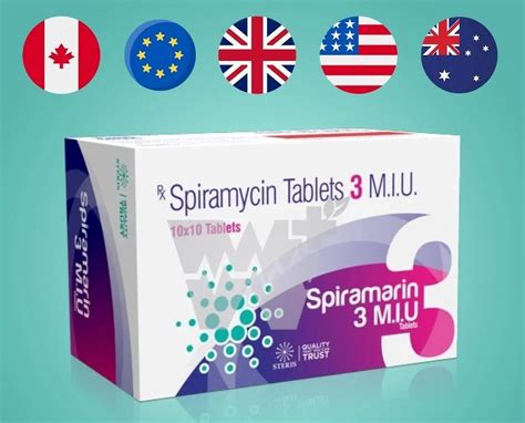 Spiramarin Spiramycin Tablets 3 Miu Packaging Size 10x10 At ₹ 233