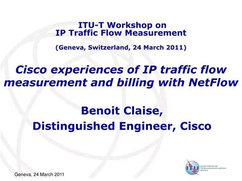 PPT Cisco Experiences Of IP Traffic Flow Measurement And Billing With NetFlow PowerPoint