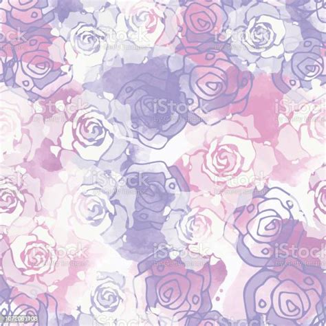 다채로운 수채화 형태와 완벽 한 패턴을 추상화 하 고 손으로 그린된 꽃 벡터에 0명에 대한 스톡 벡터 아트 및 기타 이미지 0명 가리기 기하 도형 Istock