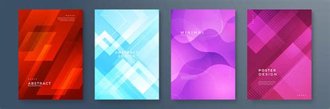 다채로운 연례 보고서 브로셔 전단지 디자인 템플릿 서클 스타일 벡터 일러스트 레이 션 전단지 표지 프리젠 테이션 추상 평면 배경