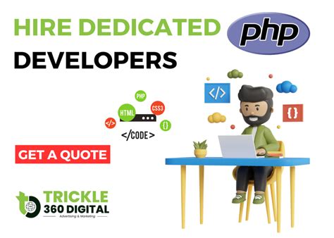 Hire Dedicated Php Developers Trickle 360 Digital