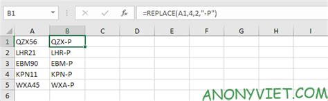 Lesson 150 Substitute And Replace Functions In Excel Anonyviet