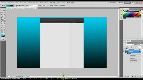 How To Make A Simple Youtube Background Photoshop CS YouTube