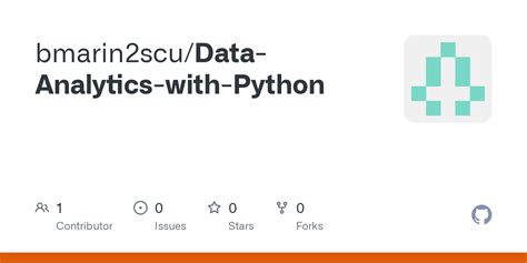 GitHub Bmarin Scu Data Analytics With Python