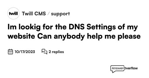 i m lookig for the dns settings of my website can anybody help me