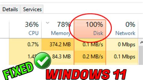 Windows Disk Usage Fix