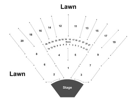 Tanglewood Shed Seating Chart