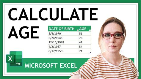 Age Calculator Tutorial In Microsoft Excel Use Datedif Function With Date Of Birth Wiredgorilla