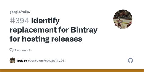 identify replacement for bintray for hosting releases · issue 394