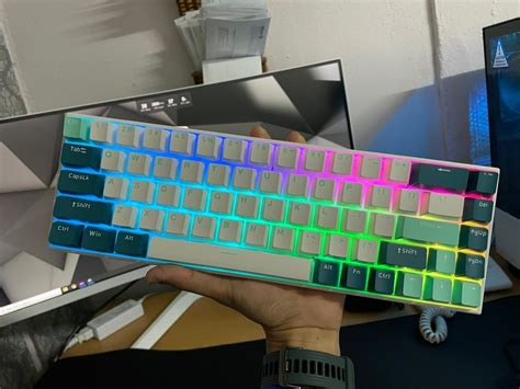 techware b68 3 mode rgb wireless keyboard computers and tech parts