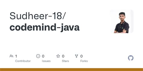 Github Sudheer 18codemind Java Github Sudheer 18codemind Java
