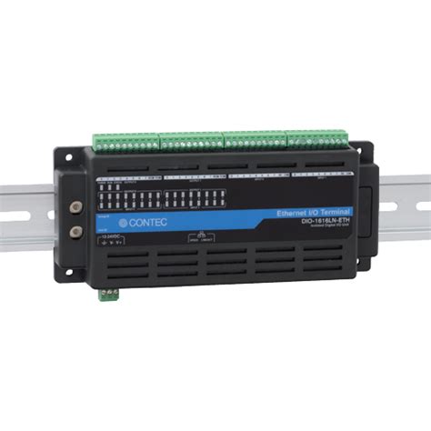 DIO 1616LN ETH Isolated Digital I O Unit 16ch DI 16ch DO For Ethernet CONTEC