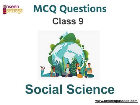 MCQ Questions Class 9 Social Science With Answers Download Pdf