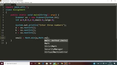 Example Using Math Min And Max Functions YouTube