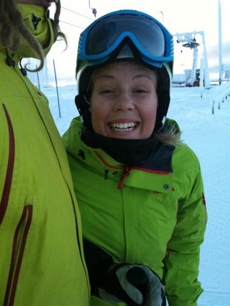 Linnea Ski Intructor Not Her Model Pose Performance Verbier