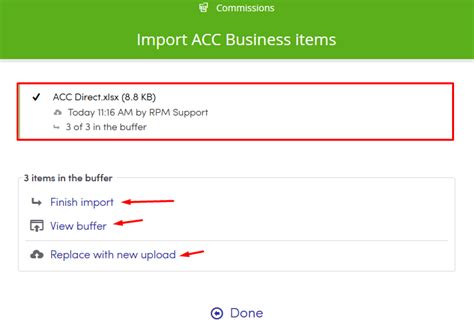importing data rpm software