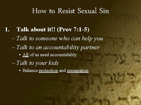 Proverbs On Sexual Purity Why Talk About Pornography