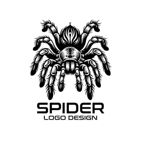 Spider Vector Logo Design Premium Ai Generated Vector