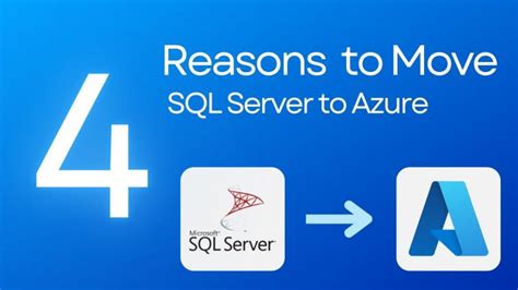 Mohamed Rafi On Linkedin 4 Reasons To Move Sql Server To Azure