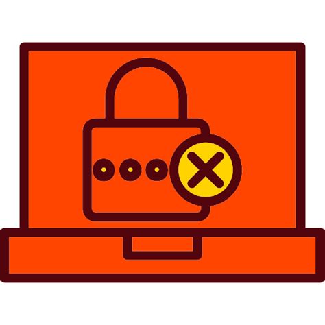 Wrong Password Generic Outline Color Icon
