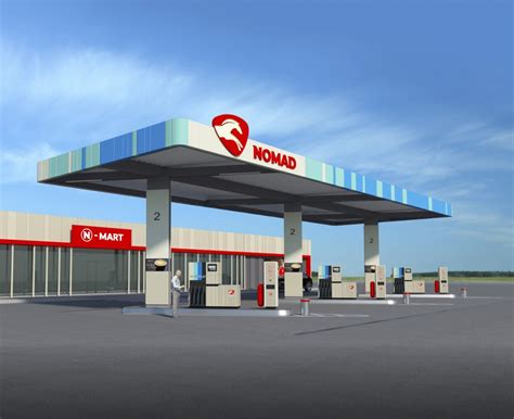 Сеть АЗС Nomad Oil.