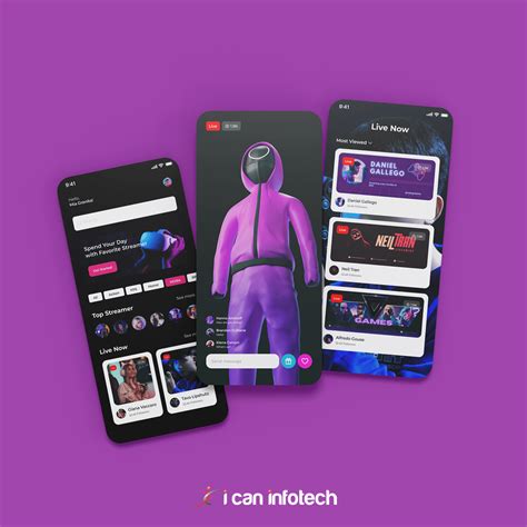 Game Streaming App Design Streaming App Design On Behance