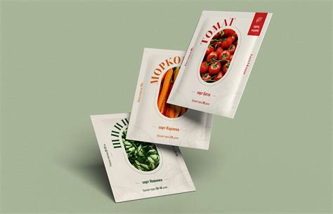 Упаковка для семян Seed Packaging Design On Behance