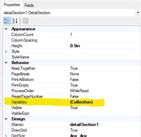 How Can We Create Variables In Report Designer Community