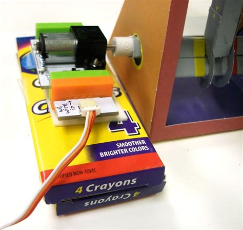 Papercraft Automata Race Game Littlebits Circuit 7 Steps With