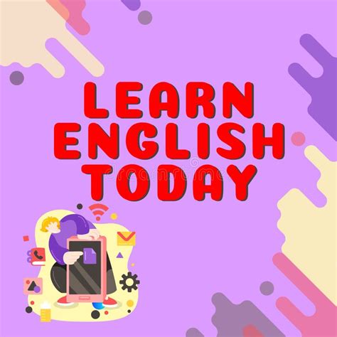 Conceptual Caption Learn English Today Internet Concept Gain Or