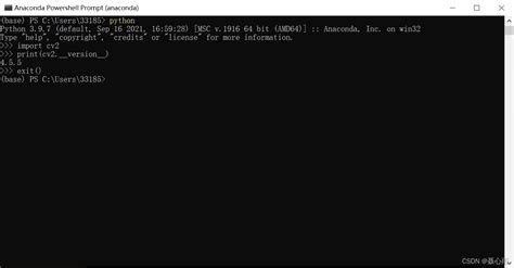 Opencv——python数字图像处理安装and环境配置opencv清华园 Csdn博客