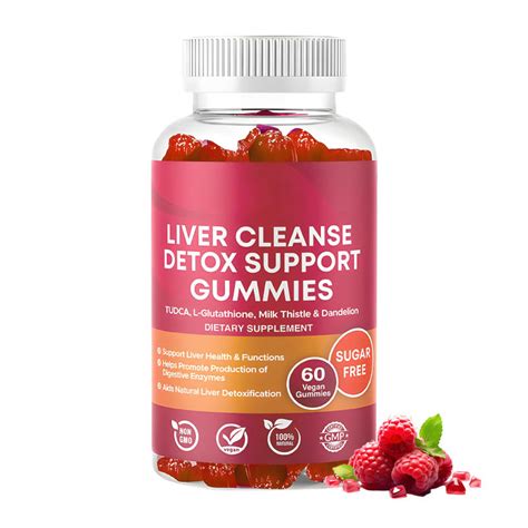 Hangover Gummy Candy Liver Cleanse Detox Immune Support Supplement Milk