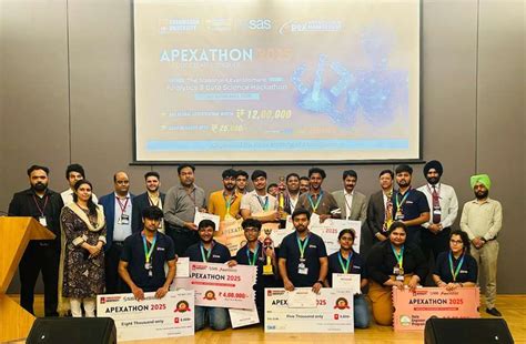 Sas And Cu Spark Data Driven Thinking Amongst Indias Future Innovators At Apexathon 2025