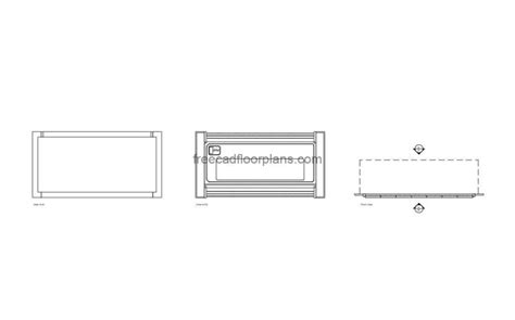 2 Way Cassette Ac Free Cad Drawings
