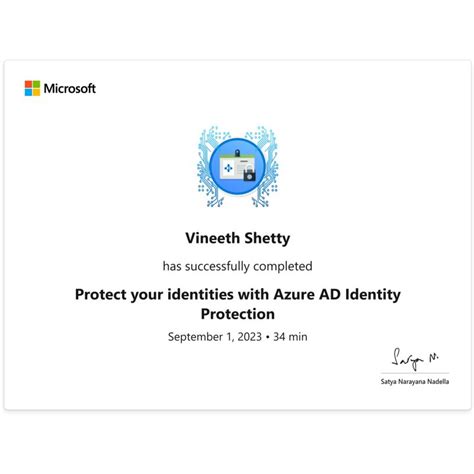 Microsoftlearn Azuread Identityprotection Cybersecurity Vineeth Shetty