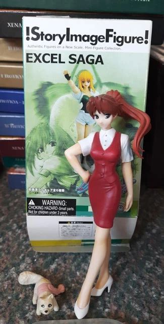 Figurine Excel Saga Story Image Misaki Matsuya Avec Menchi Manga