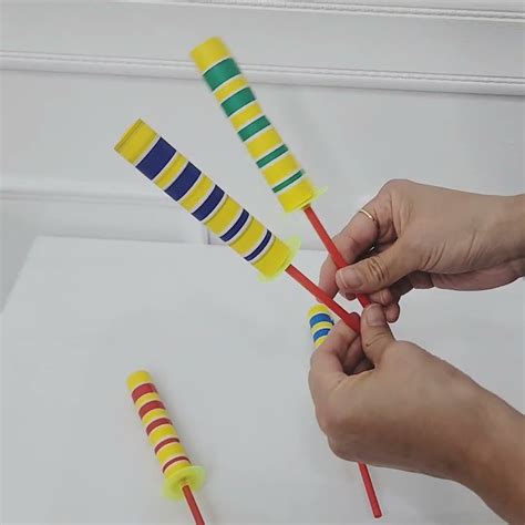 종이총 응원막대 스틱 추억의장난감 Youtube