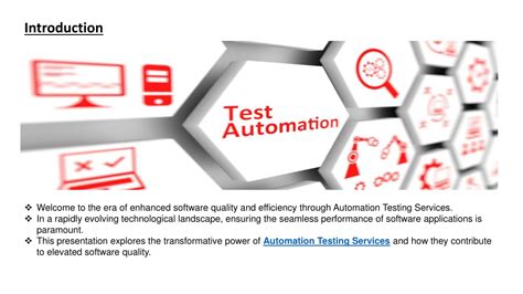 Ppt Revolutionizing Software Quality Embracing Automation Testing
