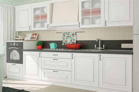 Кухня "Amore Classic" Білий, Варіант №006 » Fixmebli Меблі Львів