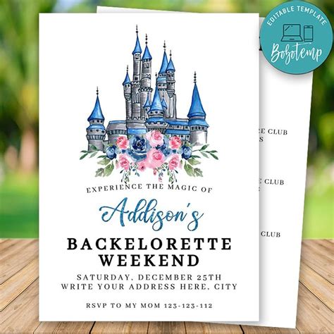 Visit Disney World Invite