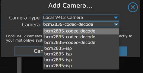 Gray Screen With Unable To Open Video Device Since Issue Motioneye Project