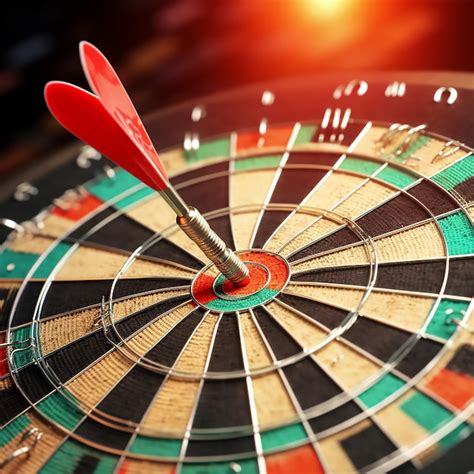 Premium AI Image A Dart In A Dartboard