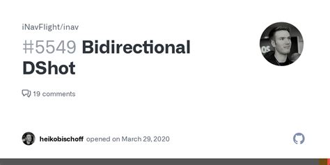 Bidirectional Dshot · Issue 5549 · Inavflightinav · Github