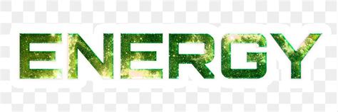 Energy Png Sticker Typography Word Premium Png Sticker Rawpixel