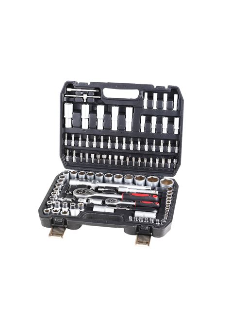 108 Pieces Wrench And Socket Kit Royal Swiss