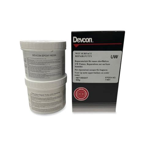 Devcon Underwater Repair Putty Uw 1 Lb Gray 10 Per Ca 11801 Segomo Tools