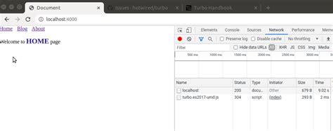 Click On Link Leads To Full Page Reload · Issue 276 · Hotwiredturbo · Github