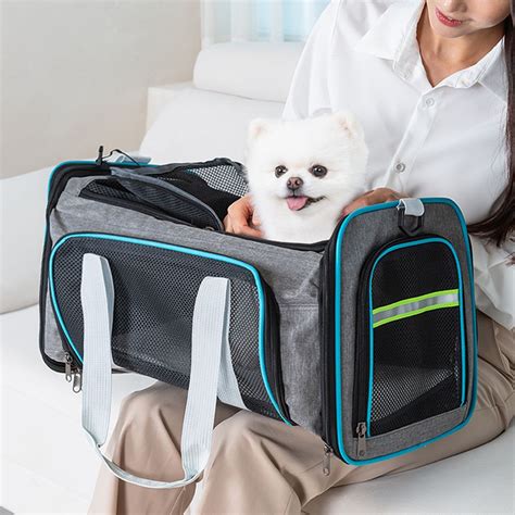 레토 강아지 이동가방 고양이가방 이동장 메쉬 슬링백 Ldd M02 감도 깊은 취향 셀렉트샵 29cm