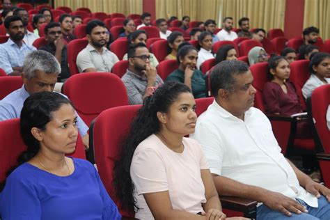 Department Of Industrial Management Inauguration Of The Master Of