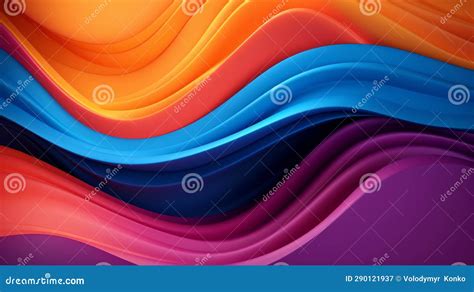 A Vibrant And Abstract Background With Flowing And Colorful Waves